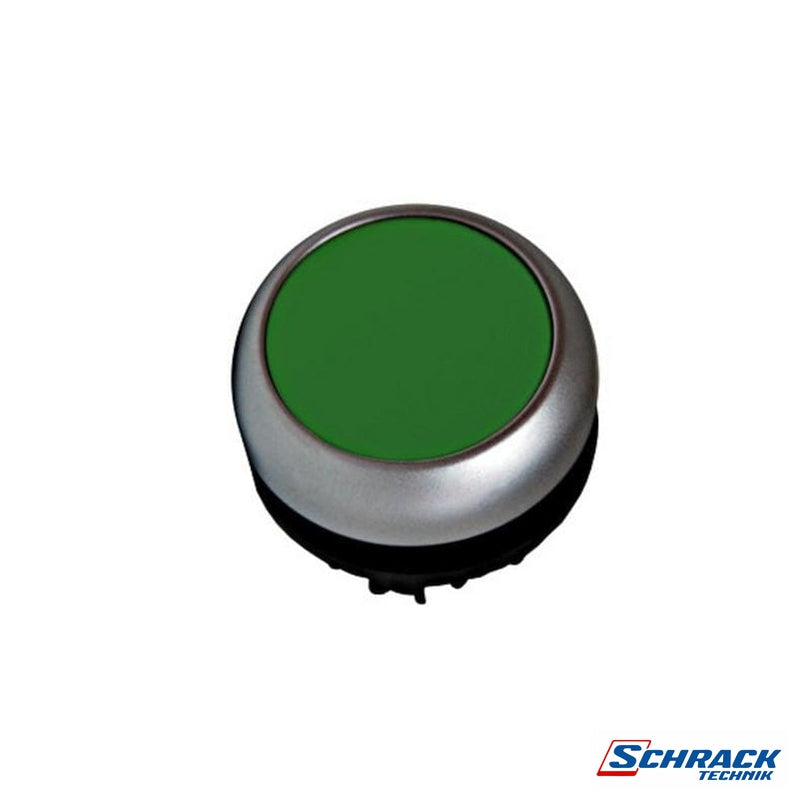 Illuminated Push-Button, flat, Spring-Return, Green - ICE – Industrial ...