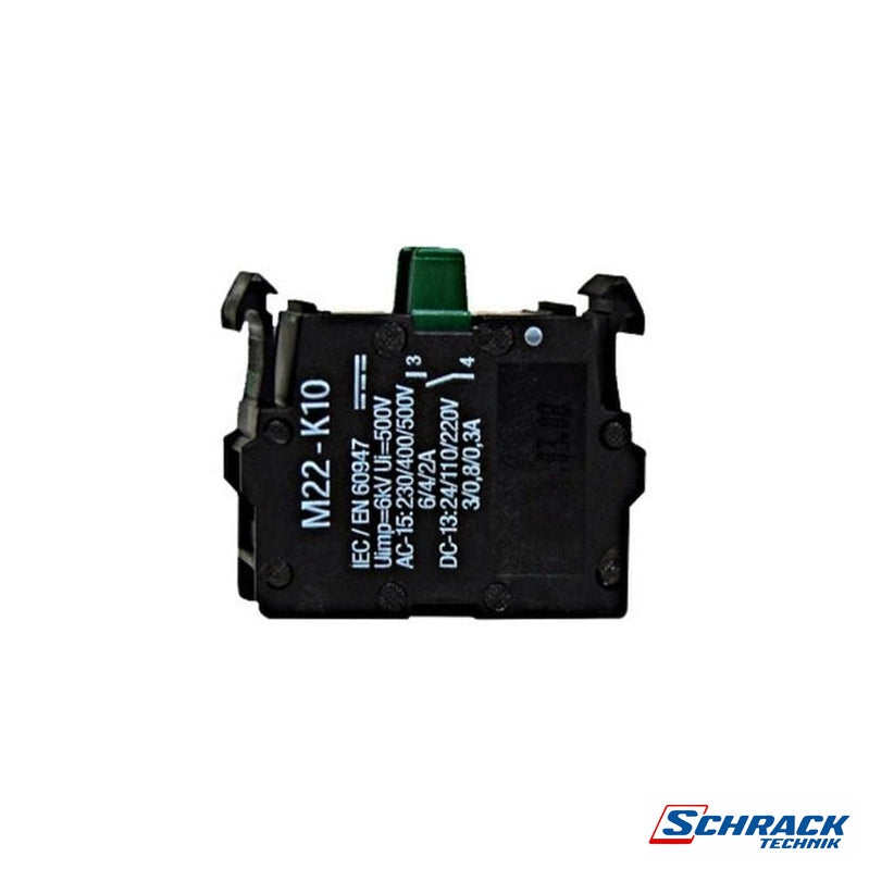 NO Contact Block Front - ICE – Industrial Control & Engineering